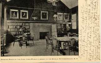 April 9, 1833 — The Peterborough Library opened today in New Hampshire ...