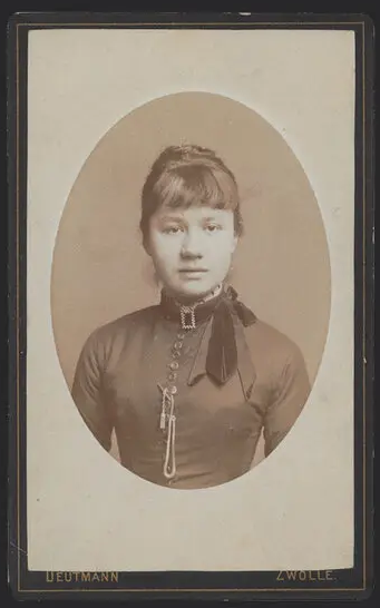 Jo Bonger, at about 21. Credit…F. W. Deutmann, Zwolle. Van Gogh Museum, Amsterdam (Vincent van ...